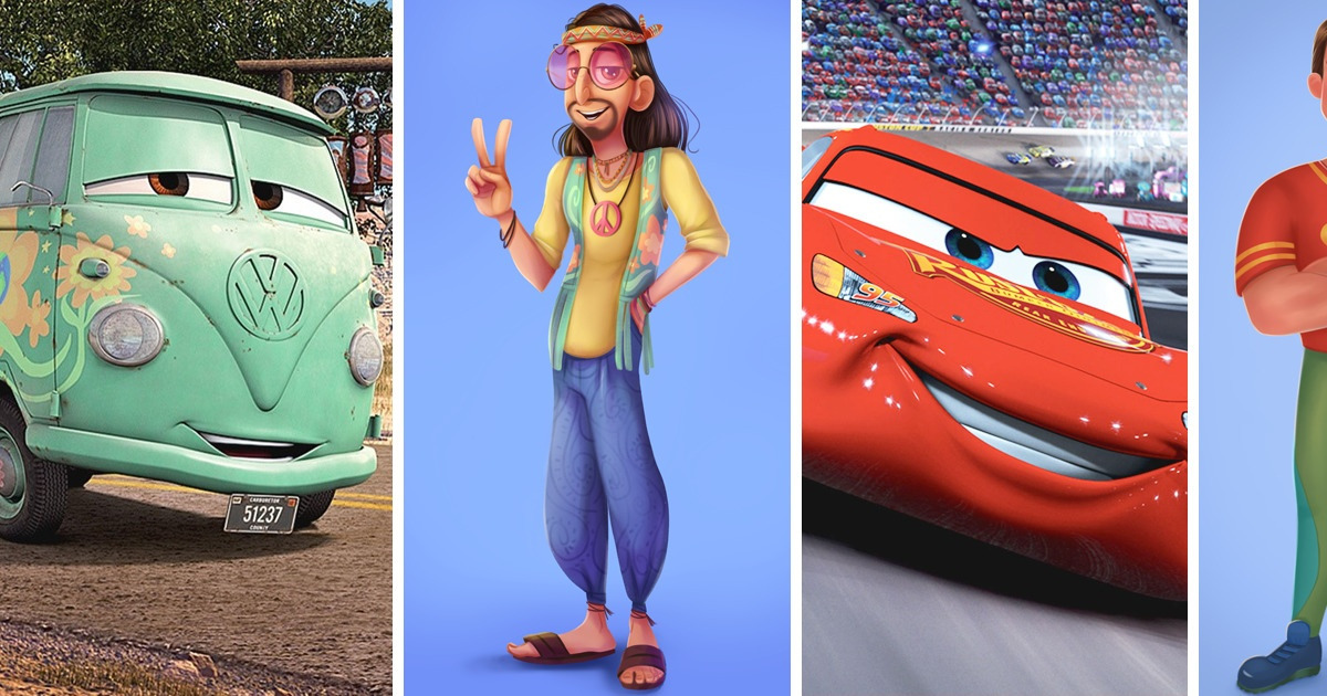 Como seriam os personagens de “Carros” se fossem humanos / Incrível