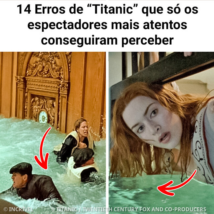 14 Erros de “Titanic” que só os espectadores mais atentos conseguiram ...